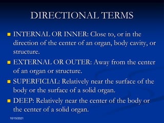 Introduction anatomy 2 2021 | PPT