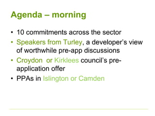 Introduction and 10 commitments to Pre Application | PPTX