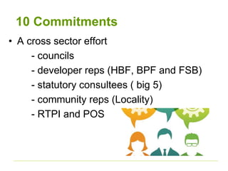 Introduction and 10 commitments to Pre Application | PPTX