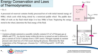 Introduction and 1st Laws of Thermodynamic - UNIT 3.pptx