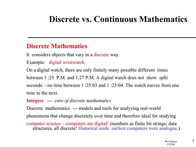 Introduction and Applications of Discrete Mathematics | PPT