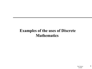Introduction and Applications of Discrete Mathematics | PPT