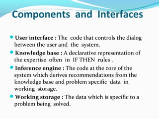 Introduction and architecture of expert system | PPT