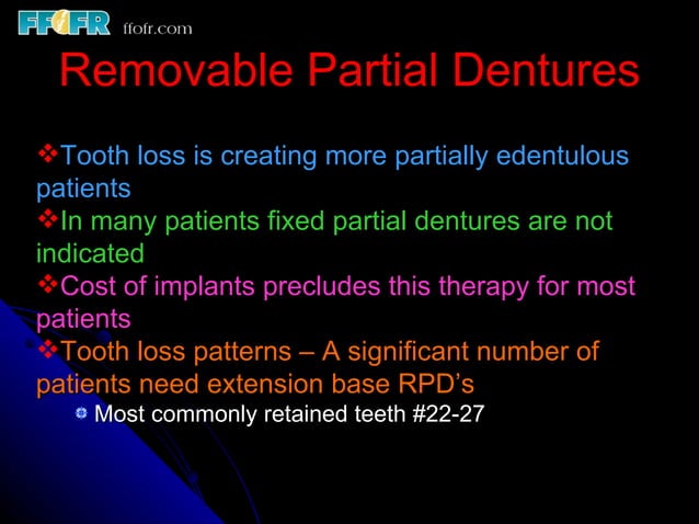 Introduction and basic components of rpd's copy | PPT | Dental Health ...