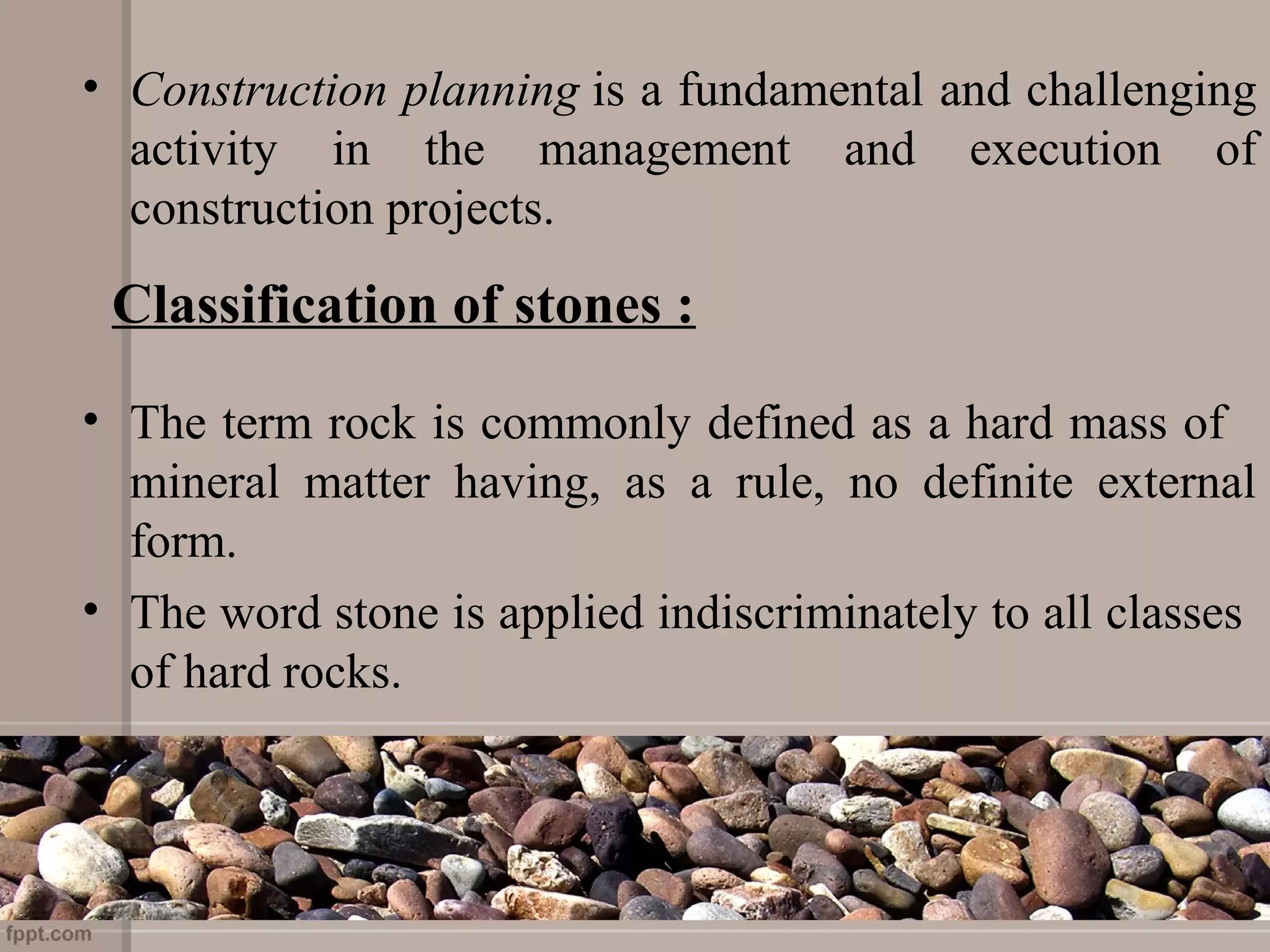 Introduction and classification of rocks | PPT