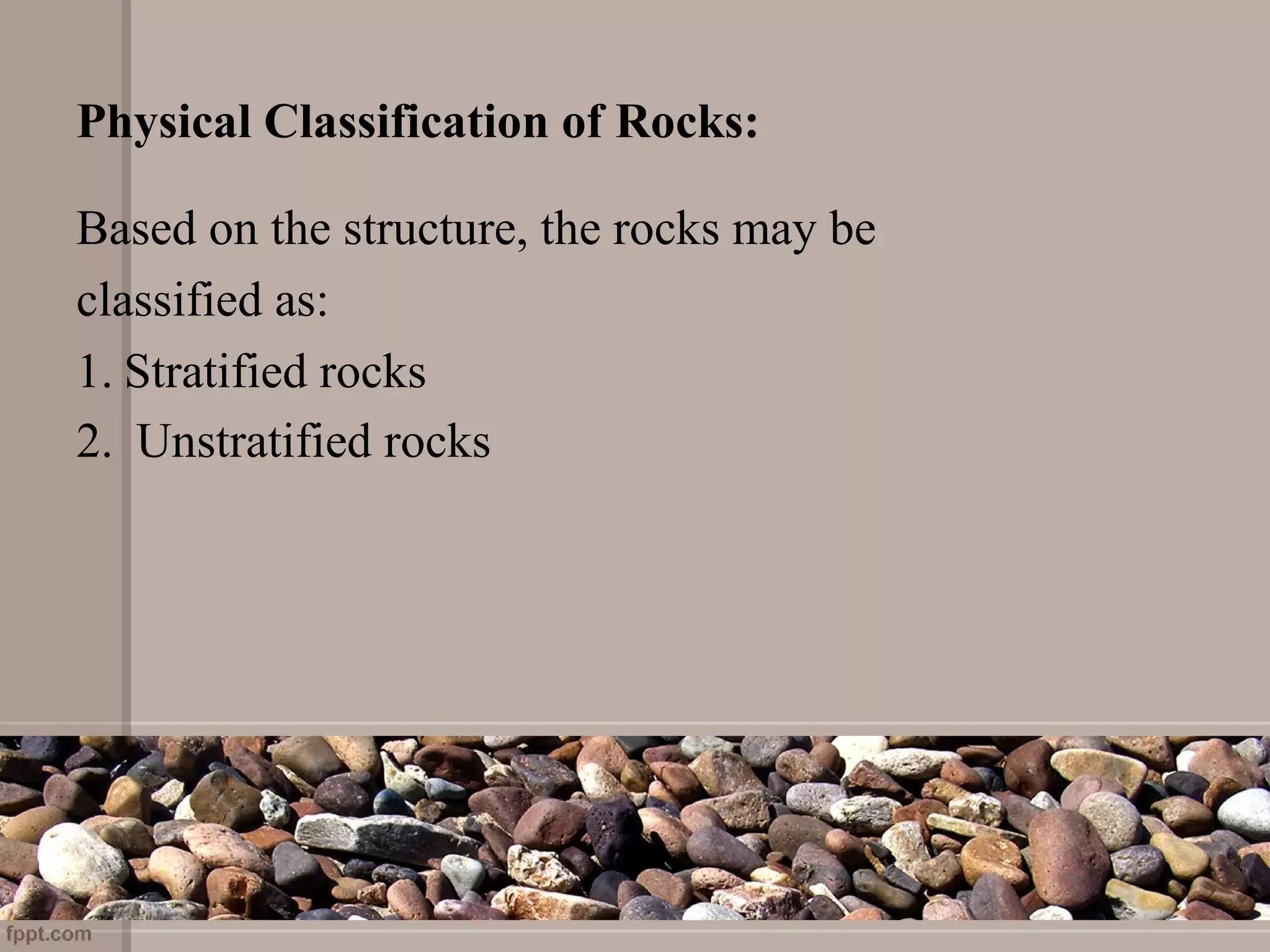 Introduction and classification of rocks | PPT