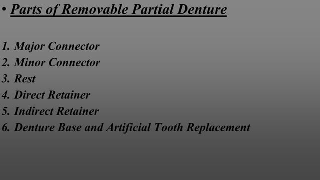 Introduction and Classification RPD | PPTX | Dental Health | Diseases ...