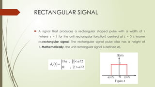 Introduction and classification of Signals.pptx
