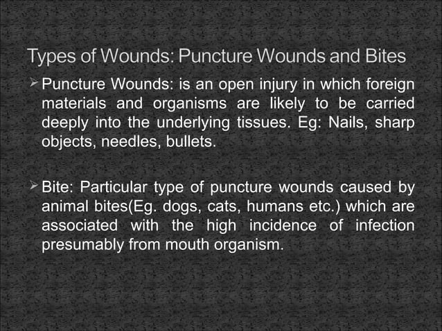 Classification of wounds | PPT | Death, Injury, or Military Conflict ...
