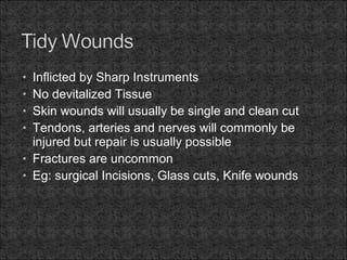 Classification of wounds | PPT