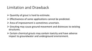 Introduction and comparison of ground improvement techniques | PPTX