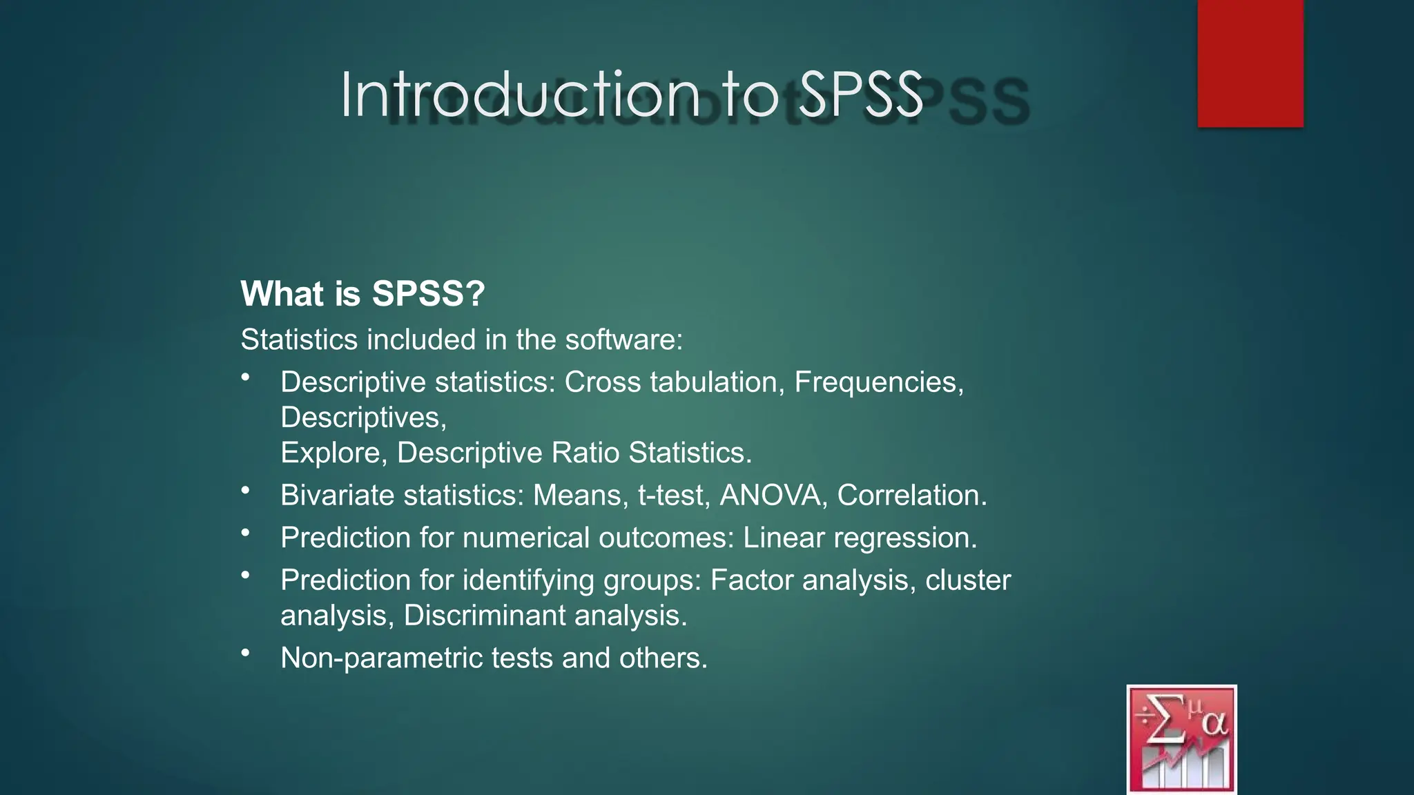 Introduction and Data for SPSS PAR1.pptx