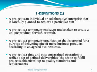 INTRODUCTION AND DEFINITION TO PROJECT MANAGEMENT.ppt