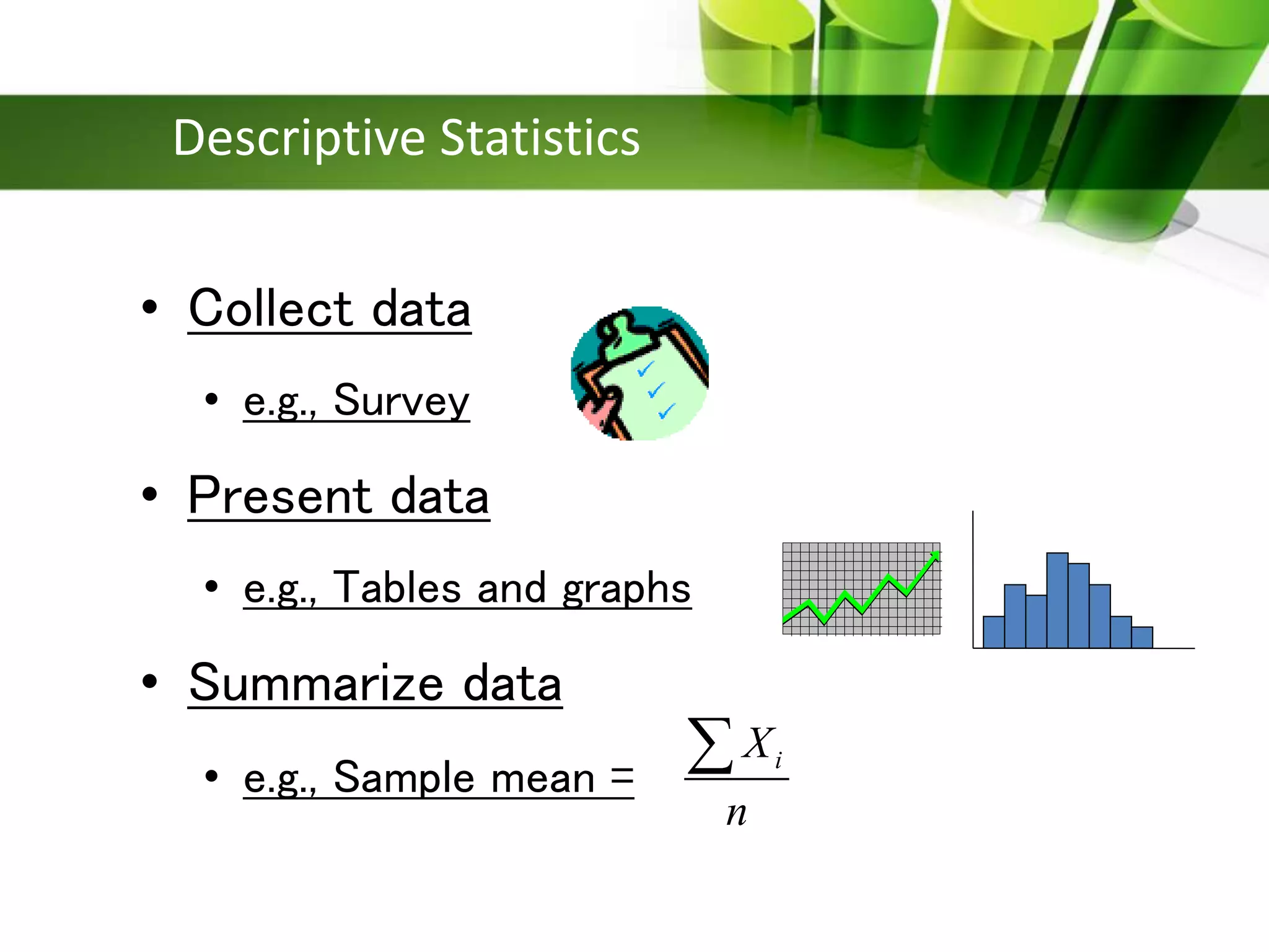Introduction to statistics and graphical representation | PPT