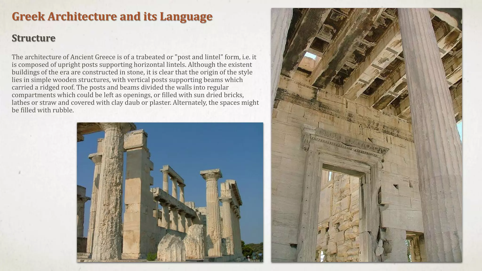 Introduction to Greek Architecture | PDF