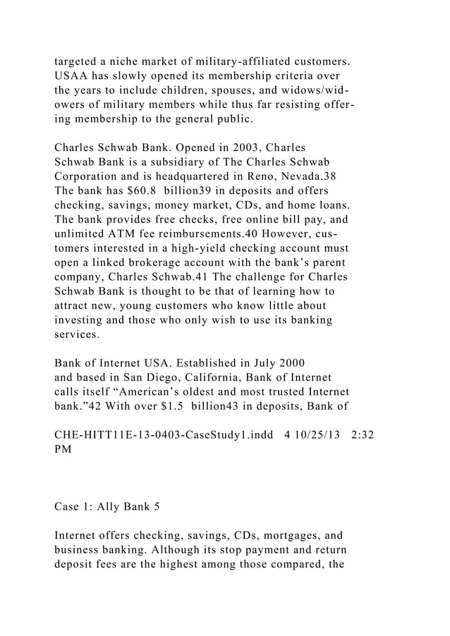 Introduction and HistoryAlly Bank, a subsidiary of Ally Fina.docx