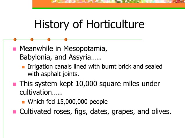 introduction_and_history_of_horticulture.ppt | Gardening | Home & Garden