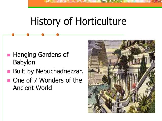 introduction_and_history_of_horticulture.ppt | Gardening | Home & Garden