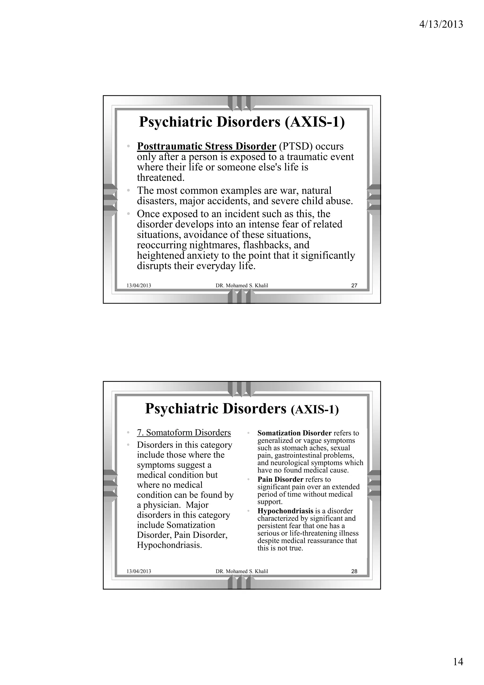 Introduction and history of mental illness abnormal behaviour | PDF