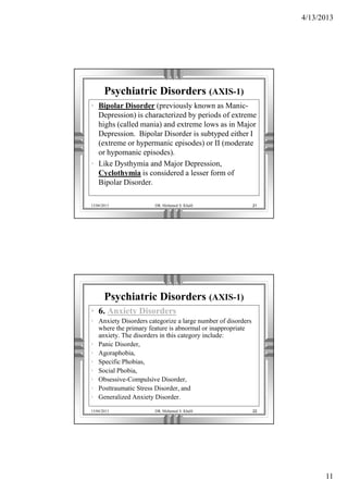 Introduction and history of mental illness abnormal behaviour | PDF