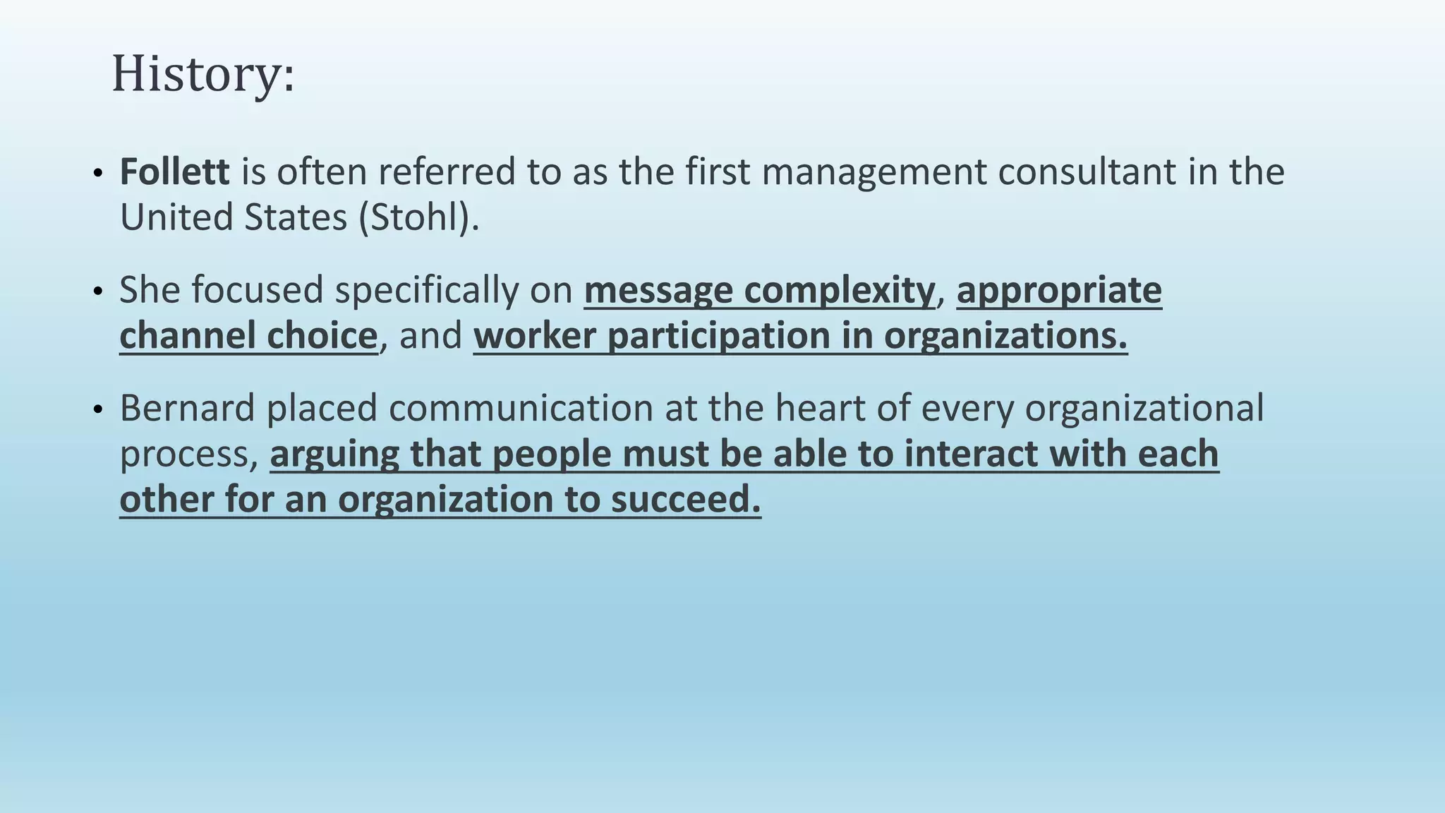 Introduction and History of Organizational Communication | PPTX