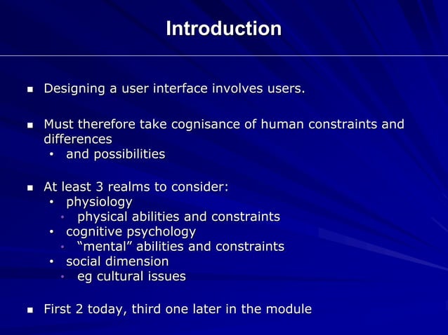 Introduction and Human Information Processing lecture.ppt