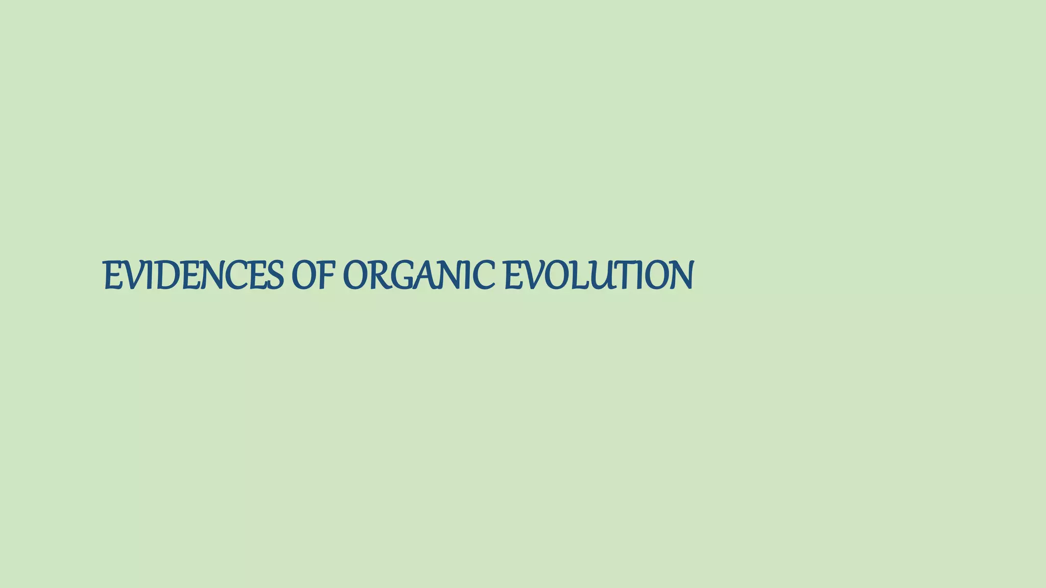 Introduction and importance of biological evolution | PPTX