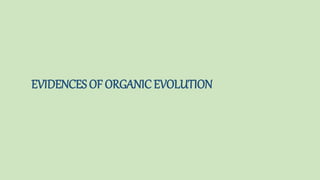 Introduction and importance of biological evolution | PPTX