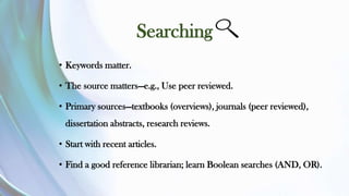 Introduction and Literature Review | PPT