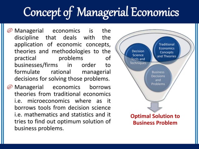 Introduction and meaning of managerial economics | PPTX
