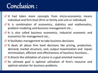 Introduction and meaning of managerial economics | PPTX