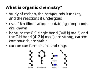 introduction and naming organic compounds.ppt | Chemistry | Science
