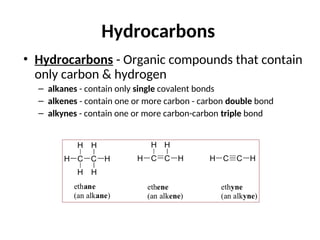 introduction and naming organic compounds.ppt | Chemistry | Science