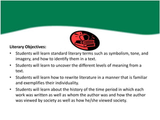 Introduction And Overview Of English 9 Honors | PPTX | Education