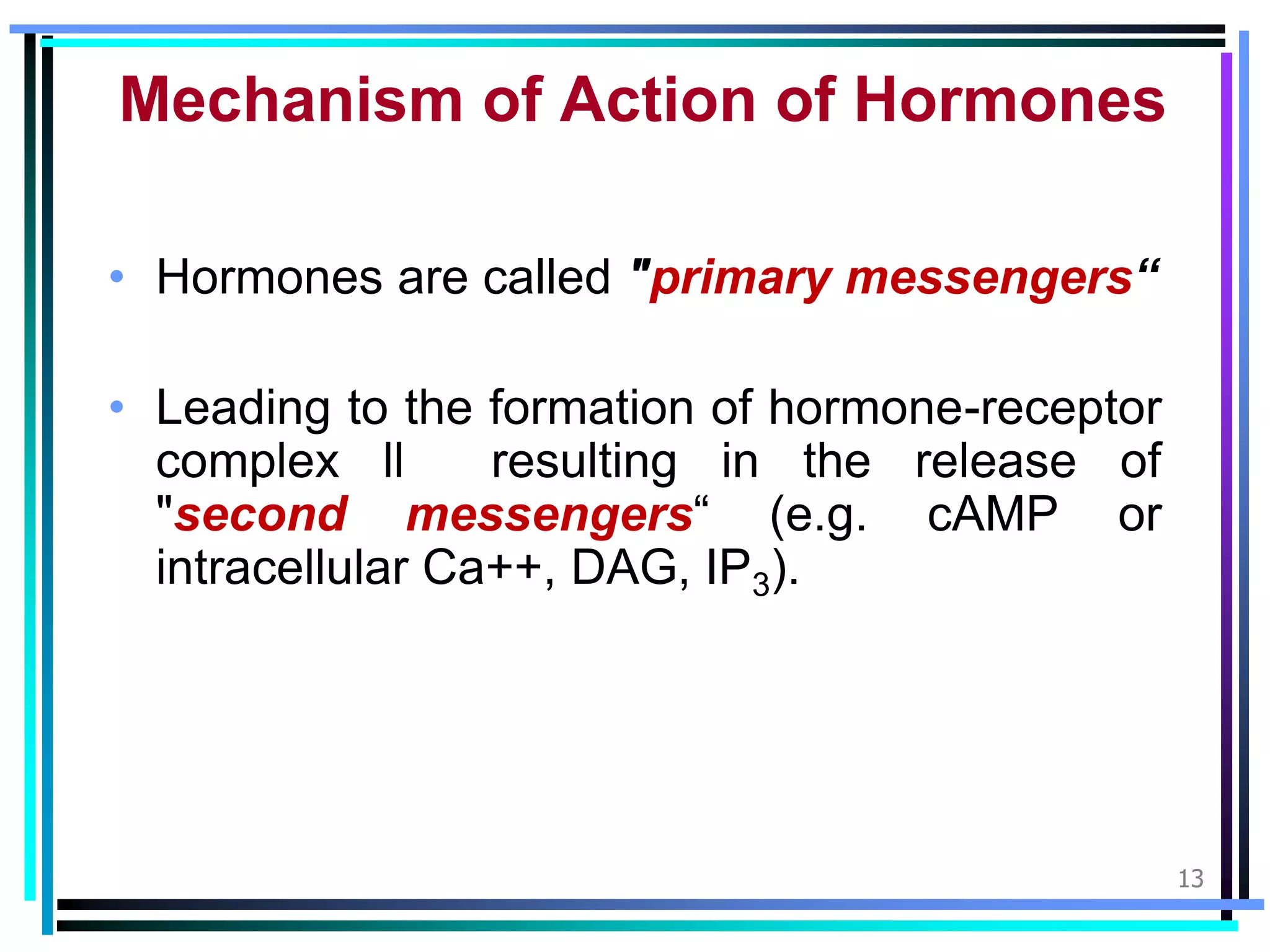 Introduction to endocrine system and pituitary gland | PPTX
