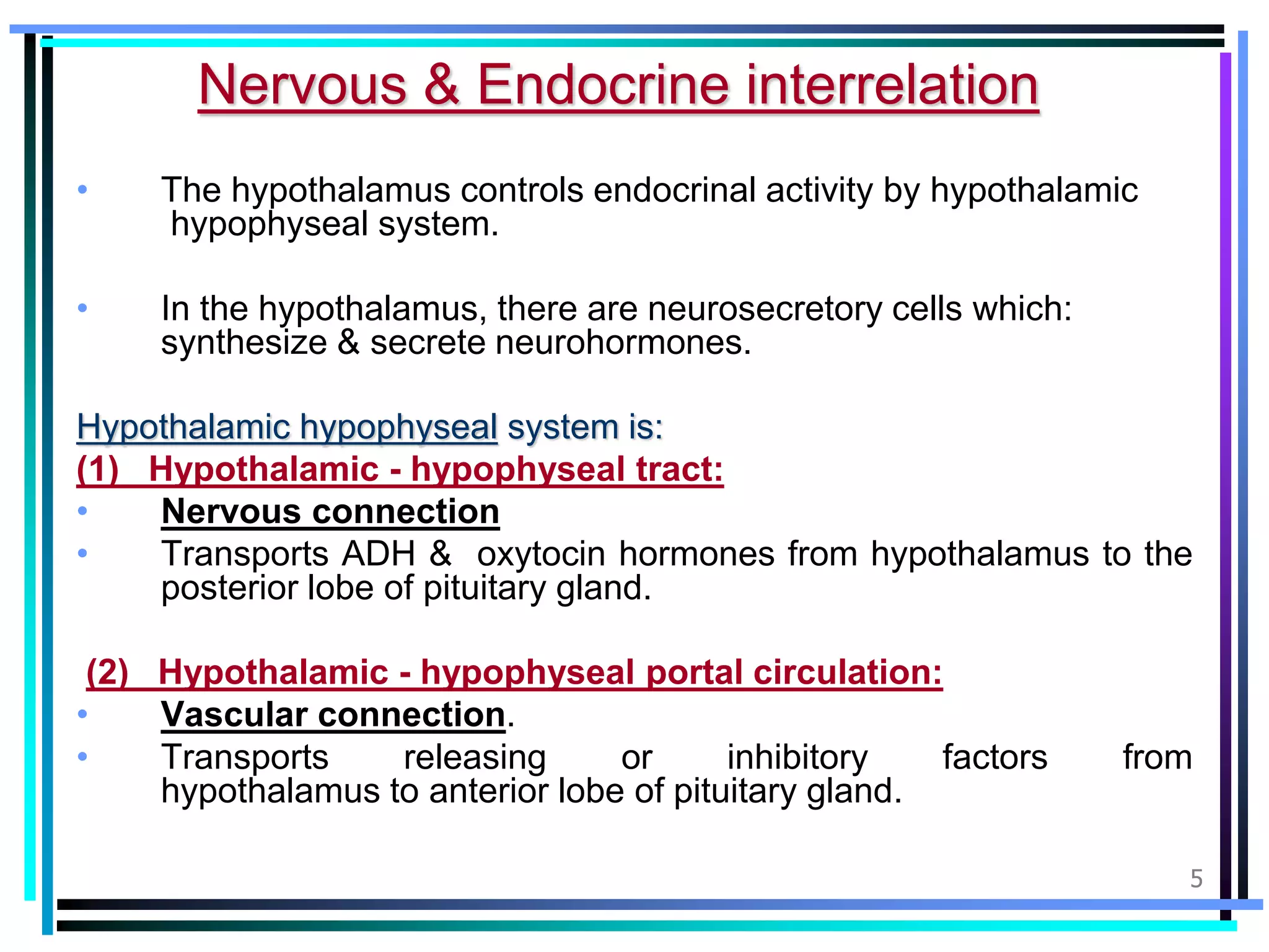 Introduction to endocrine system and pituitary gland | PPTX