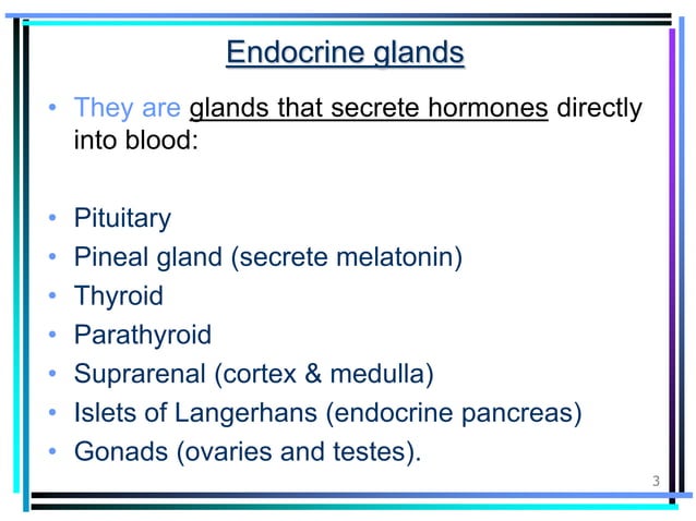 Introduction to endocrine system and pituitary gland | PPT