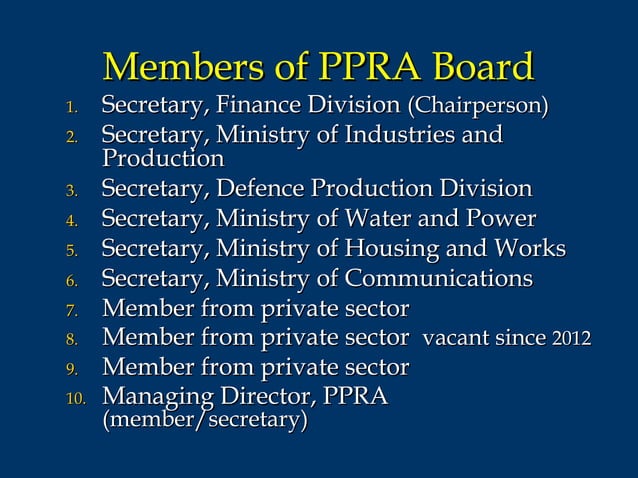 Introduction and ppra ord & Rules | PPT | Law