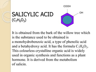 Introduction and preparation of salicylic acid | PPTX