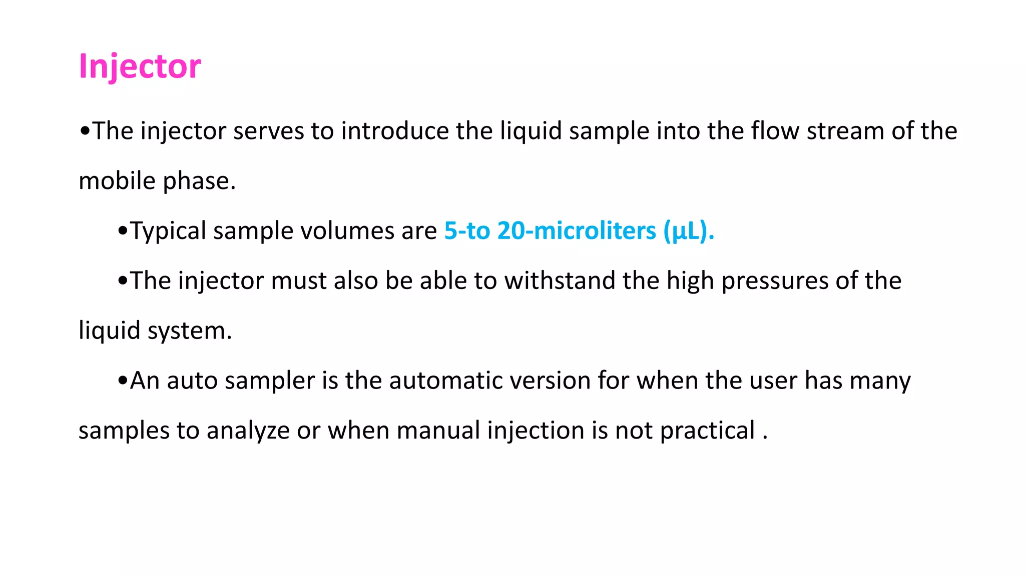 Introduction and principle of glc, hplc | PPTX