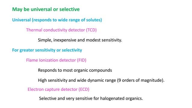 Introduction and principle of glc, hplc | PPTX | Chemistry | Science