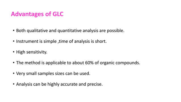 Introduction and principle of glc, hplc | PPTX | Chemistry | Science