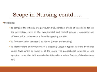 Introduction and scope of statistics | PPTX