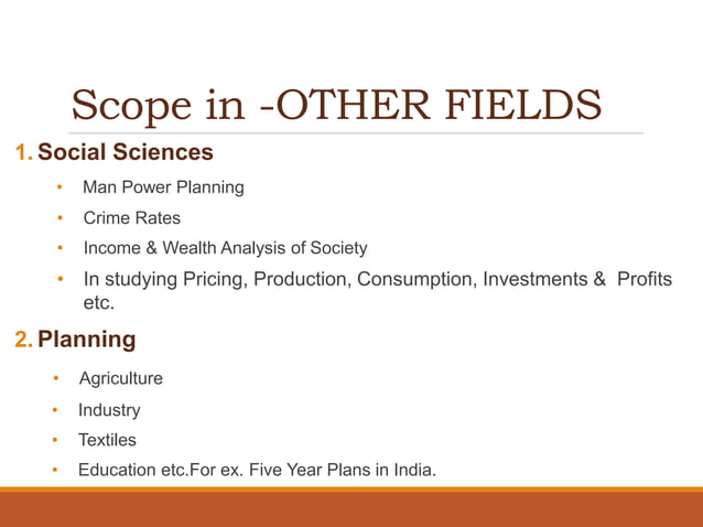 Introduction and scope of statistics | PPTX | Medical Health