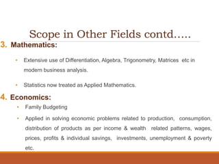Introduction and scope of statistics | PPTX