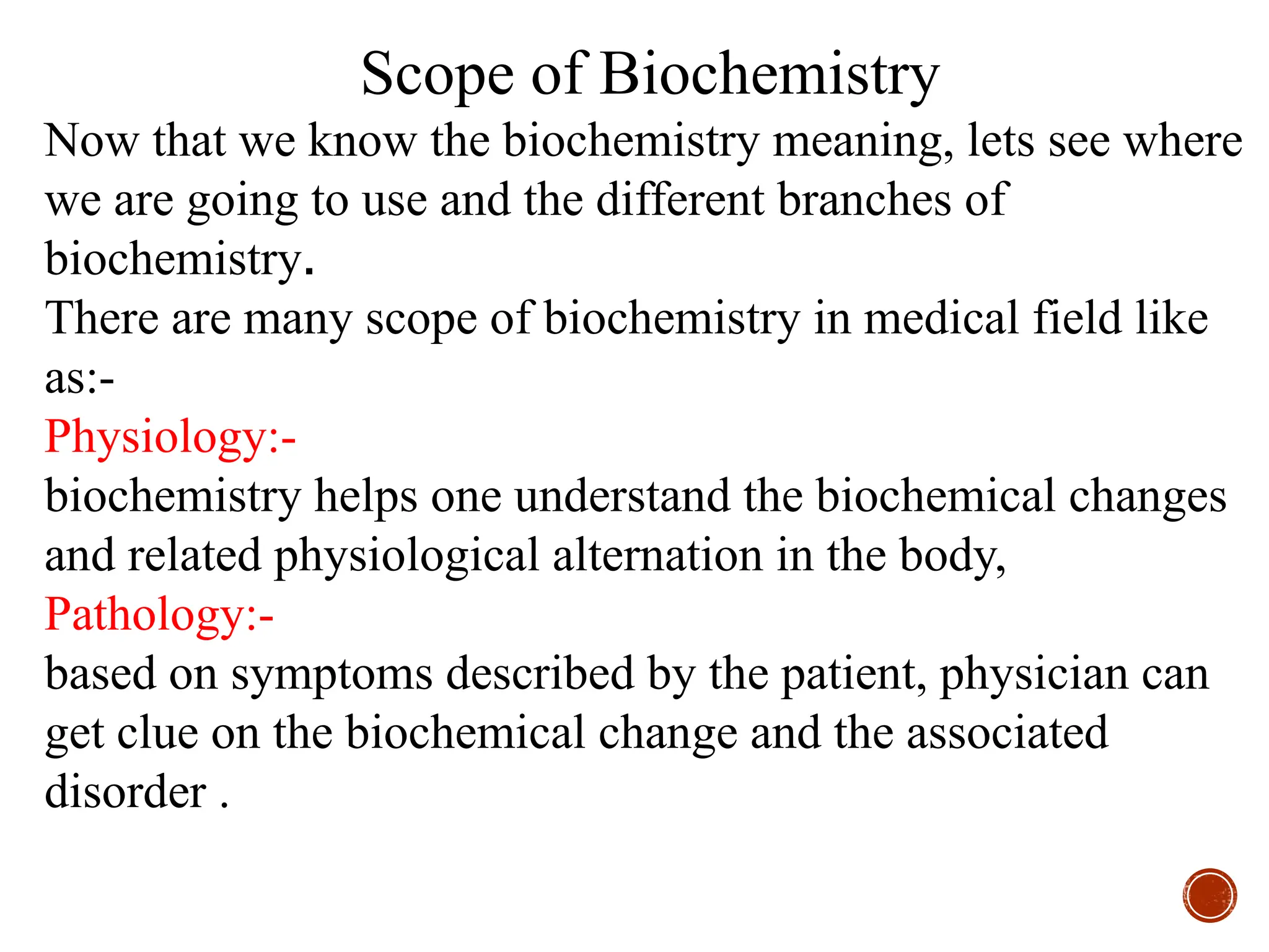 Introduction and Scope of Bichemistry.pptx