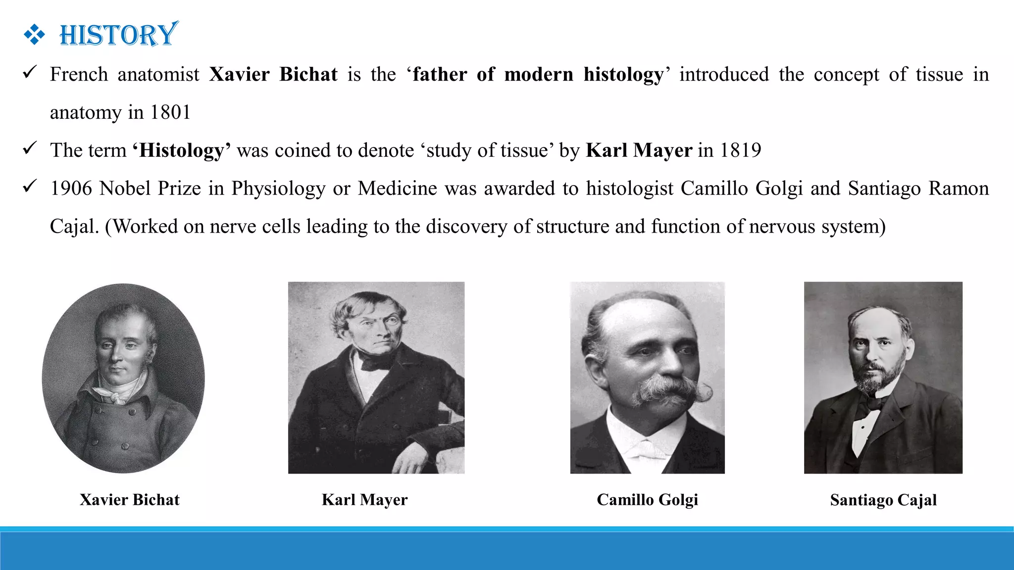 Introduction and scope of histology | PDF