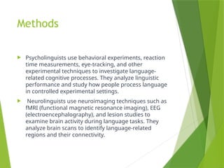 Introduction and Scope of Psycholinguistics.pptx | Brain and Nervous System Disorders | Diseases ...