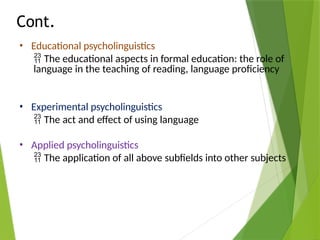 Introduction and Scope of Psycholinguistics.pptx