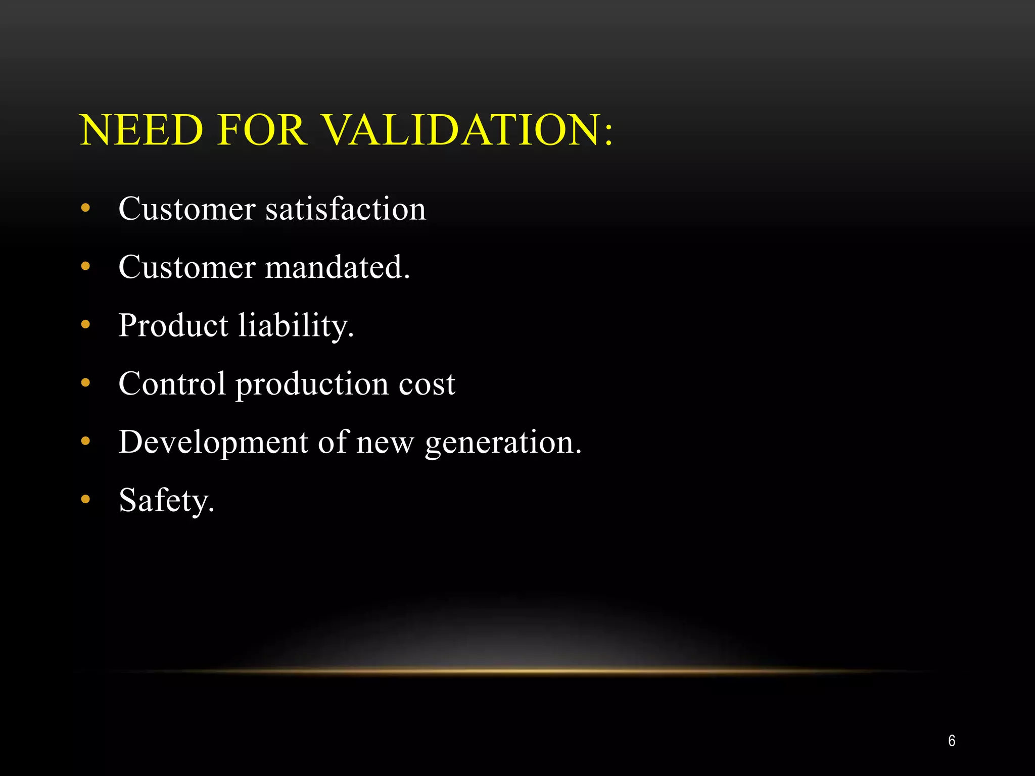 Introduction and scope of validation | PPTX